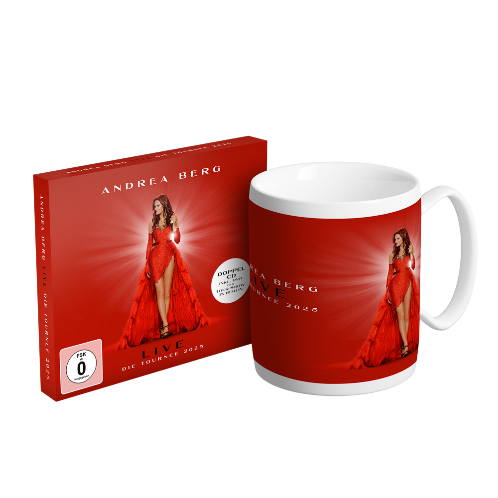 Andrea Berg: Live - Die Tournee 2025 - Bundle Doppel CD inkl. DVD (Pre